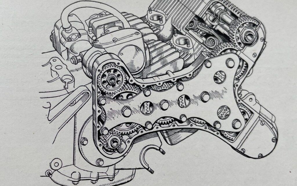 In Praise of The Cutaway Engine Drawing - Moto Gold UK